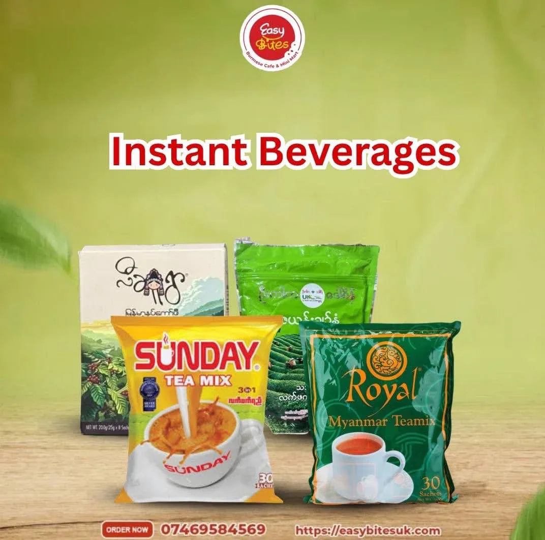 Myanmar Instant Beverages UK | Burmese Tea, Milk Tea & Drinks – Easy Bites